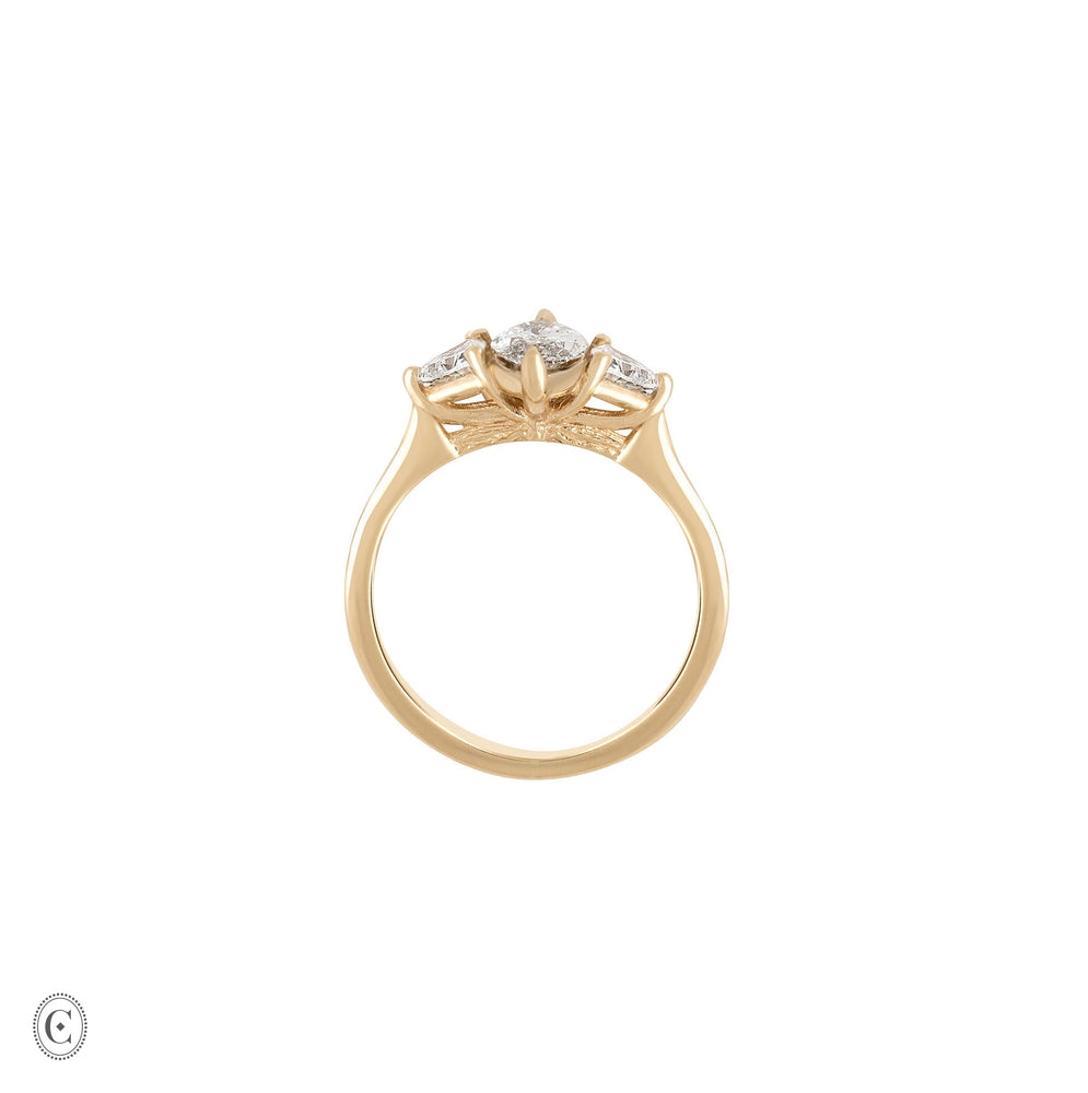 Everlasting Strength 1.15ct Lab-Grown Oval Diamond Engagement Ring | Chupi